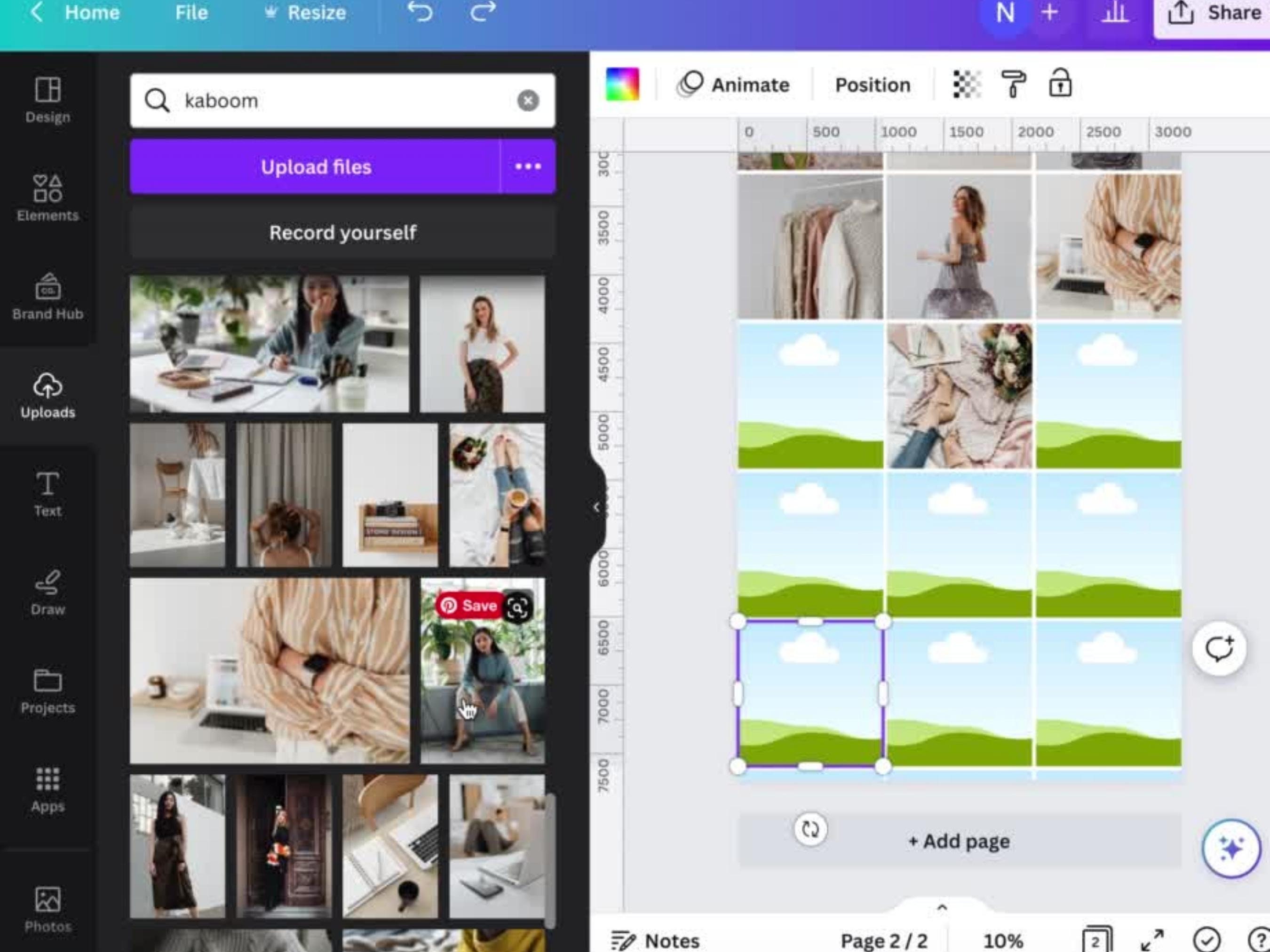 Instagram Grid Preview Mockup Template Instagram Mockup Template Canva ...