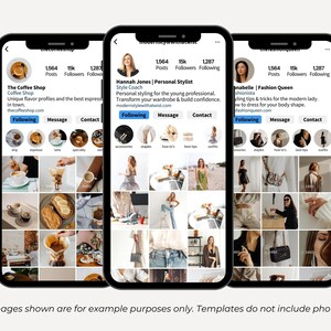 Instagram Grid Preview Mockup Template Instagram Mockup Template Canva ...