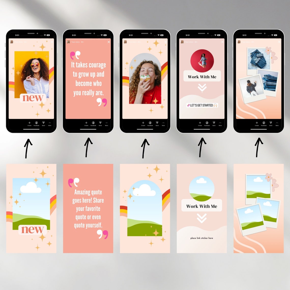 Instagram Stories Templates Canva Instagram Story Templates Branding ...
