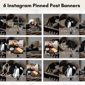 Aesthetic Pinned Post Banner Template for Instagram Carousel Template ...