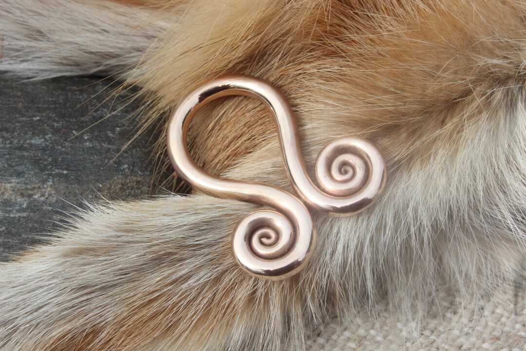 Pendant Spiral Pendant Troll Cross Made of Bronze Bronze Pendant Bronze ...