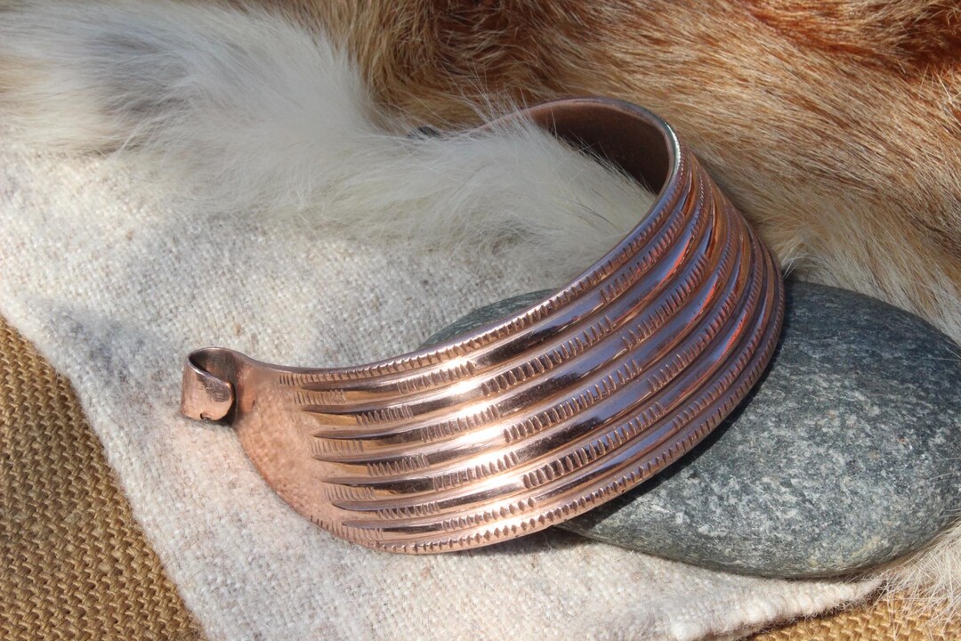 Neck Collar Type "babbin" Bronze Age Late Bronze Age Neck Ring Ribbed ...
