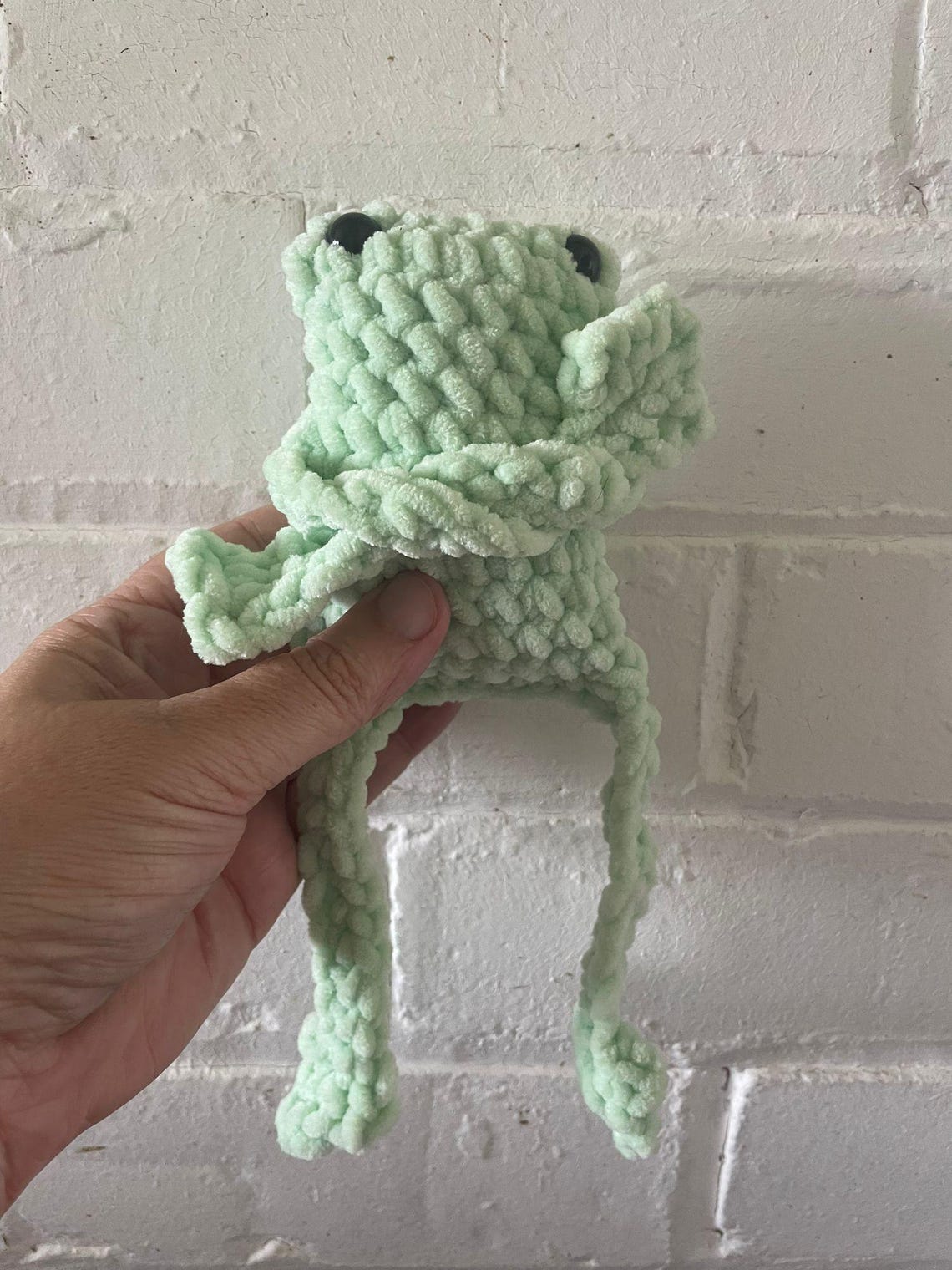Long Armed Frog Plushie Collectable Crochet Amigurumi Stuffed Animal ...