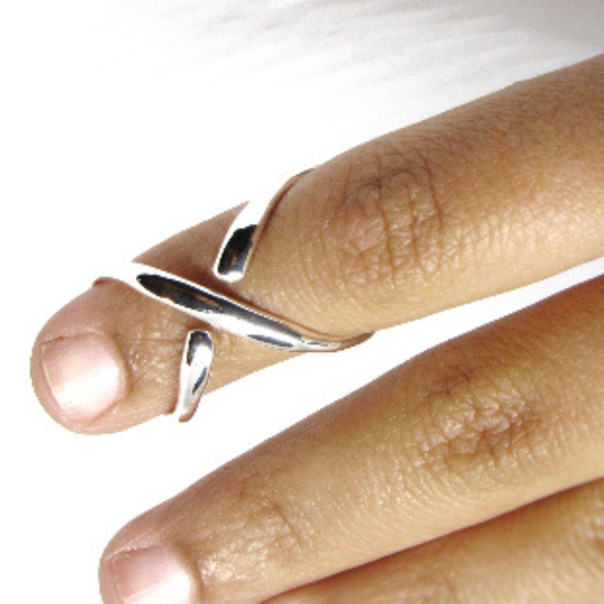 Arthritis Mallet Splint Ring , Mallet Finger Ring , Sterling Silver ...