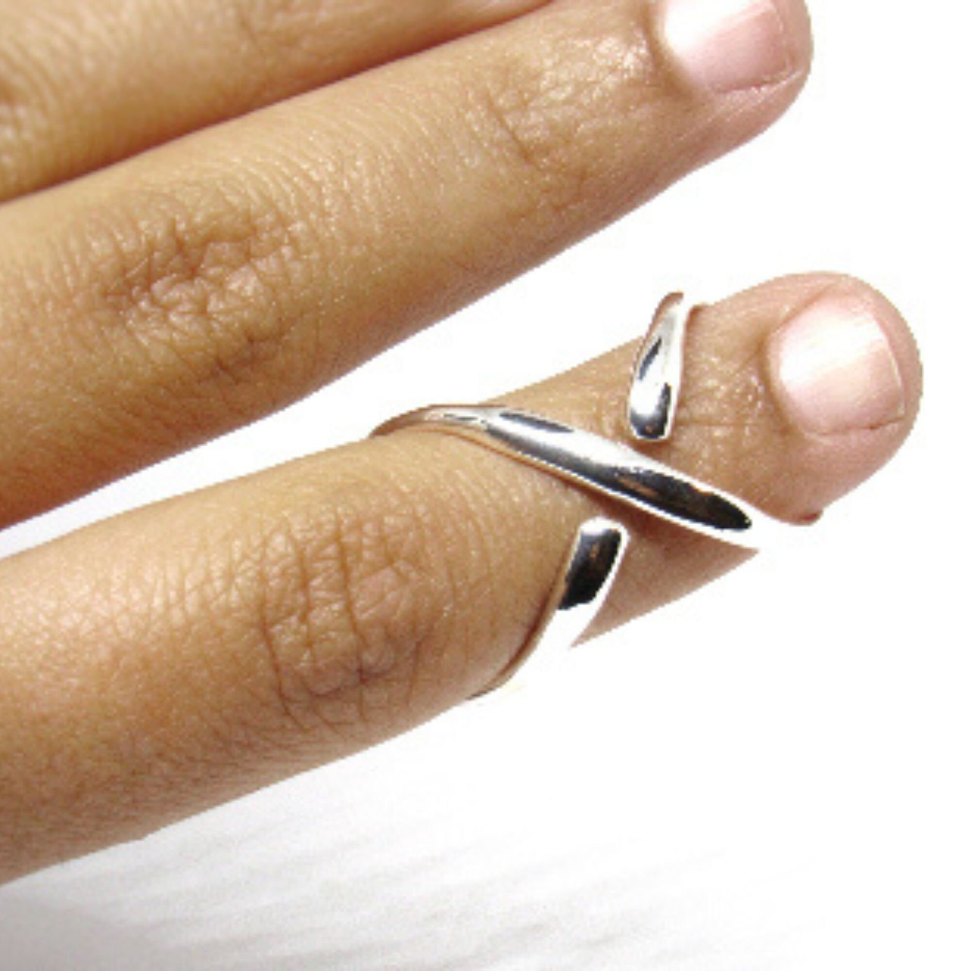 Arthritis Mallet Splint Ring , Mallet Finger Ring , Sterling Silver ...