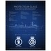 Protecteur Class Ship Blueprint Poster - Etsy