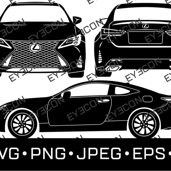 Lexus Rc Silhouette - Etsy