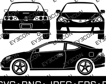 RSX Silhouette Vector File - Etsy