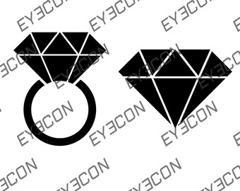 Diamond Png Dxf Jpeg - Etsy