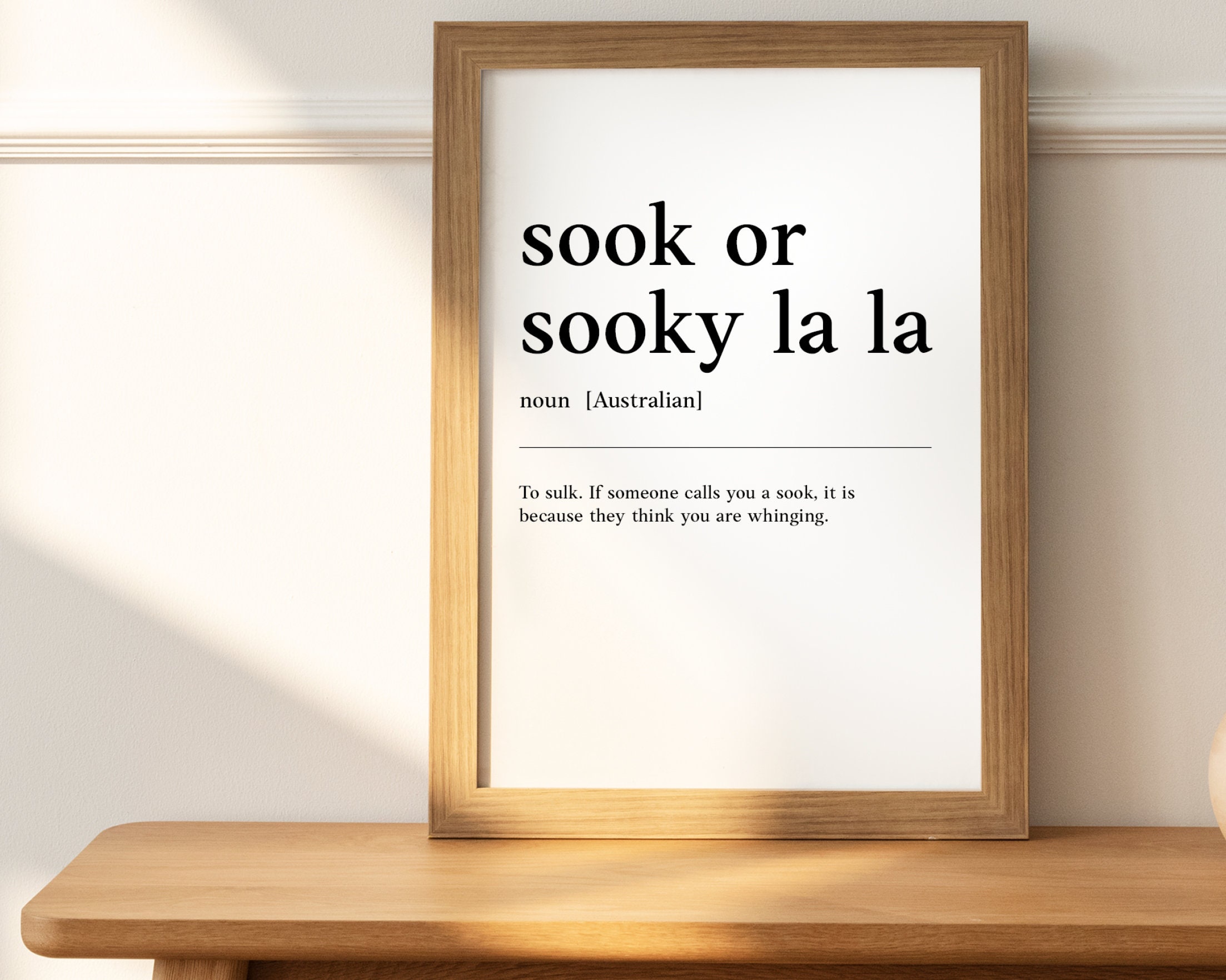 Sook Sooky La La Funny Australian Slang, Phrase and Humor Definition ...