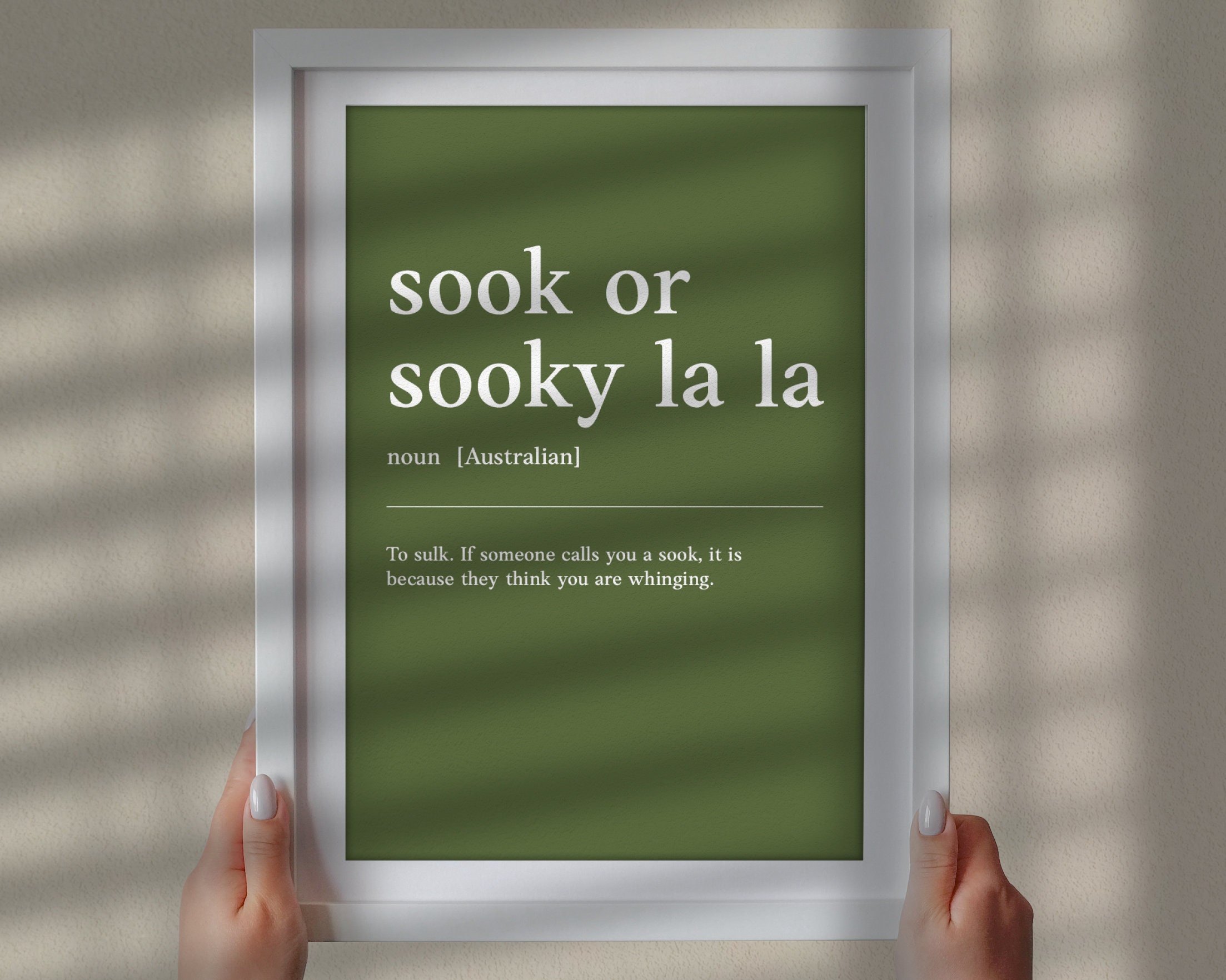 Sook Sooky La La Funny Australian Slang, Phrase and Humor Definition ...