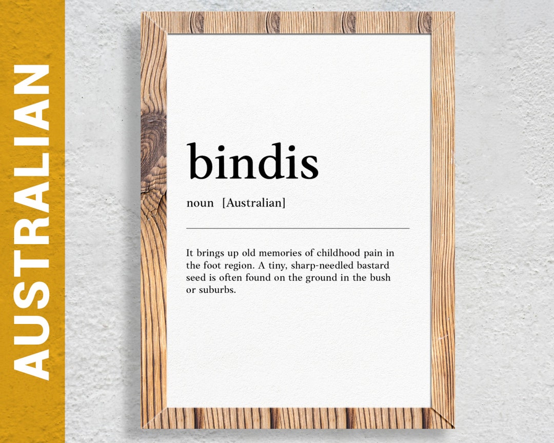Bindis | Drunk Funny Australian Slang, Phrase and Humor Definition for ...