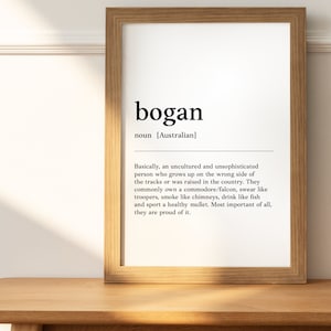 Bogan | Funny Australian Slang, Phrase and Humor Definition for Your ...