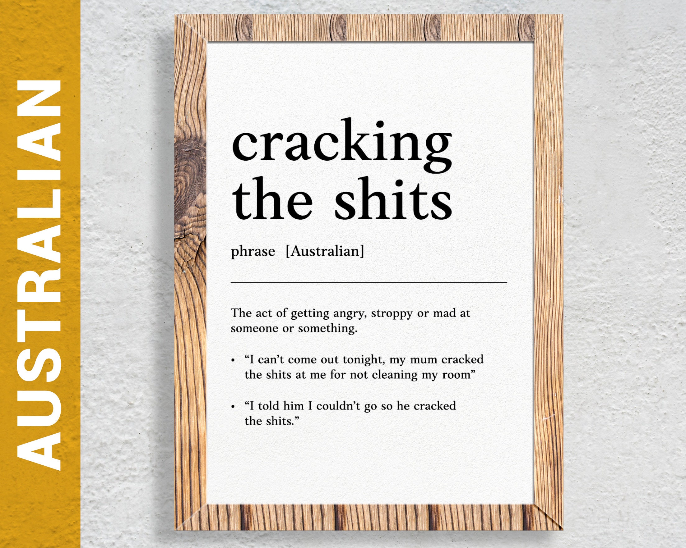 Cracking the Shits | Funny Australian Slang, Phrase and Humor ...
