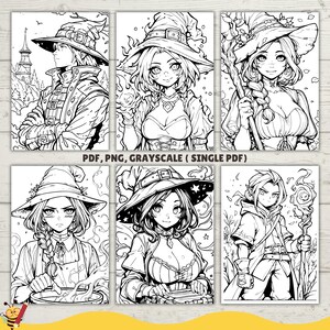 Dnd Magicians Coloring Pages, Mage Coloring Book, Magic Coloring Sheets ...