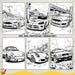 Sports Cars Coloring Pages, Cars Coloring Book, Muscle Cars, Vintage ...