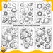 30 Planets Coloring Pages, Space, Galaxy, Coloring Book, Adult and Kids ...