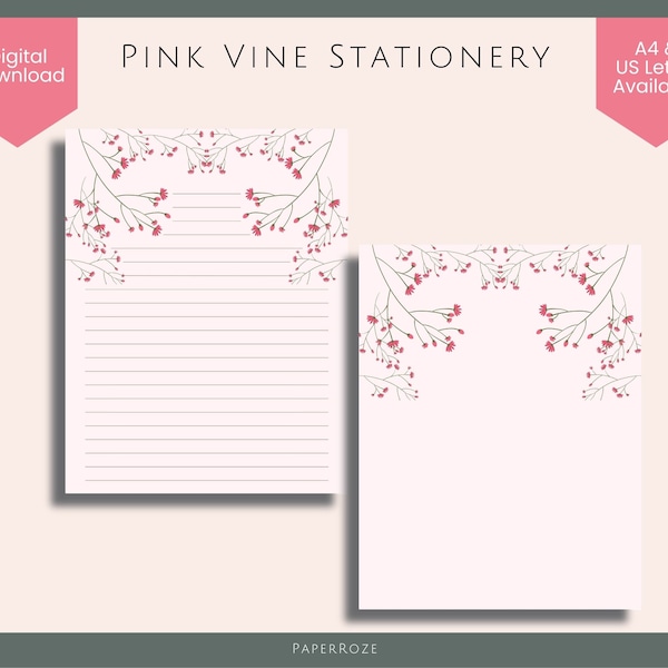 Girly Stationery - Etsy