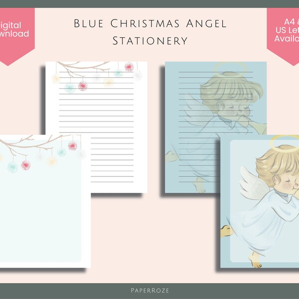 Angel Writing Paper - Etsy