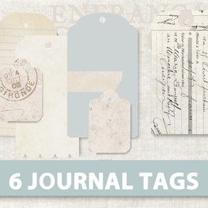 Junk Journal Kit Printables | French Tags | Junk Journal | Carte ...