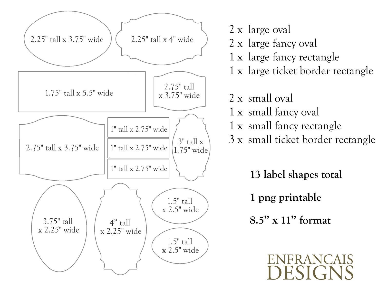 PRINTABLE Vintage Parchment French Labels for Jars (13) | Digital ...