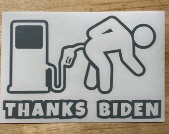 Joe Biden Gas Sticker | Etsy