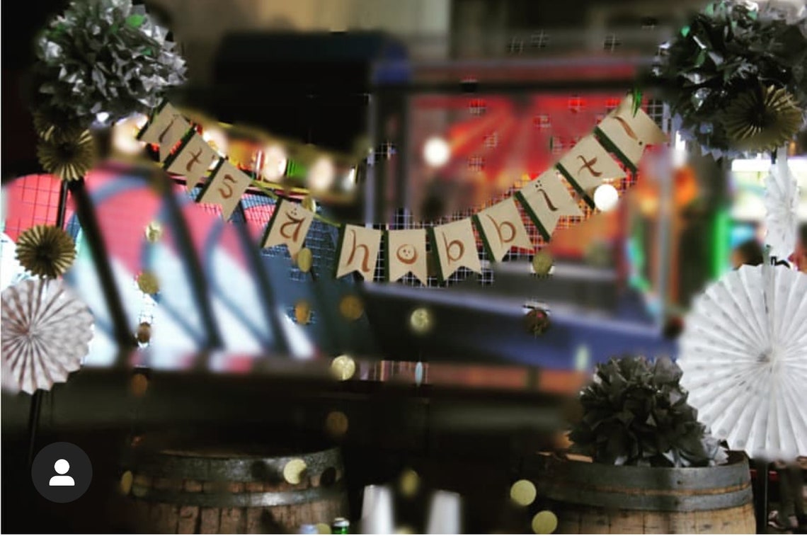 Lord of the Rings Party Banner: LOTR Wedding Tolkien Gift - Etsy