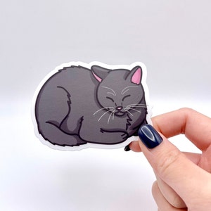Cute Cat Loaf Stickers | Multiple Colors Available - Etsy