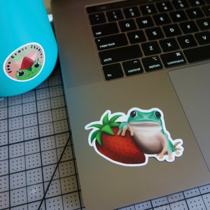 Mana-tea Time Manatee Sticker Funny Sea Animal Matte Vinyl Sticker With ...