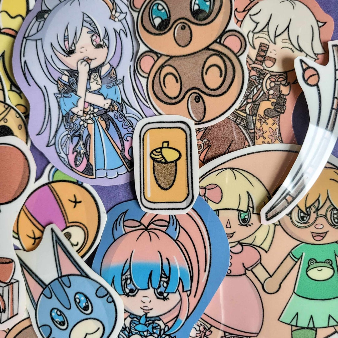 10 Random Sticker Pack/gacha Sticker Pack/random Pick/animal Crossing ...