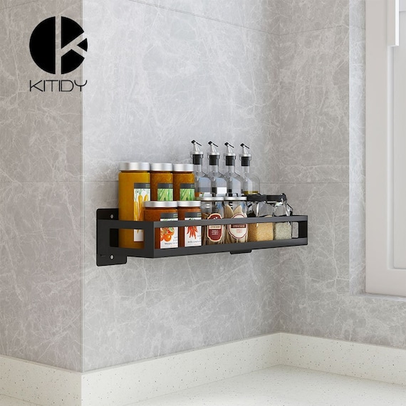Wall Mounted Spice Rack Organize Your Spices Sauces - Etsy
