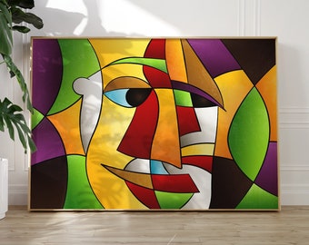 Large Rust Color Art - Etsy