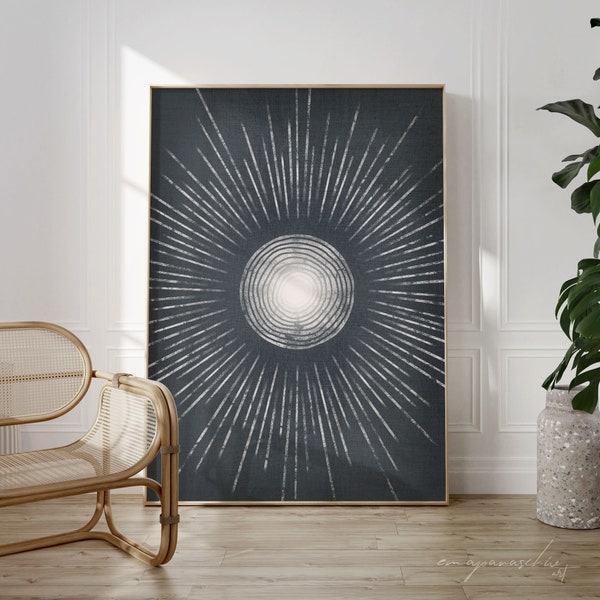 Abstract Sun Print - Etsy