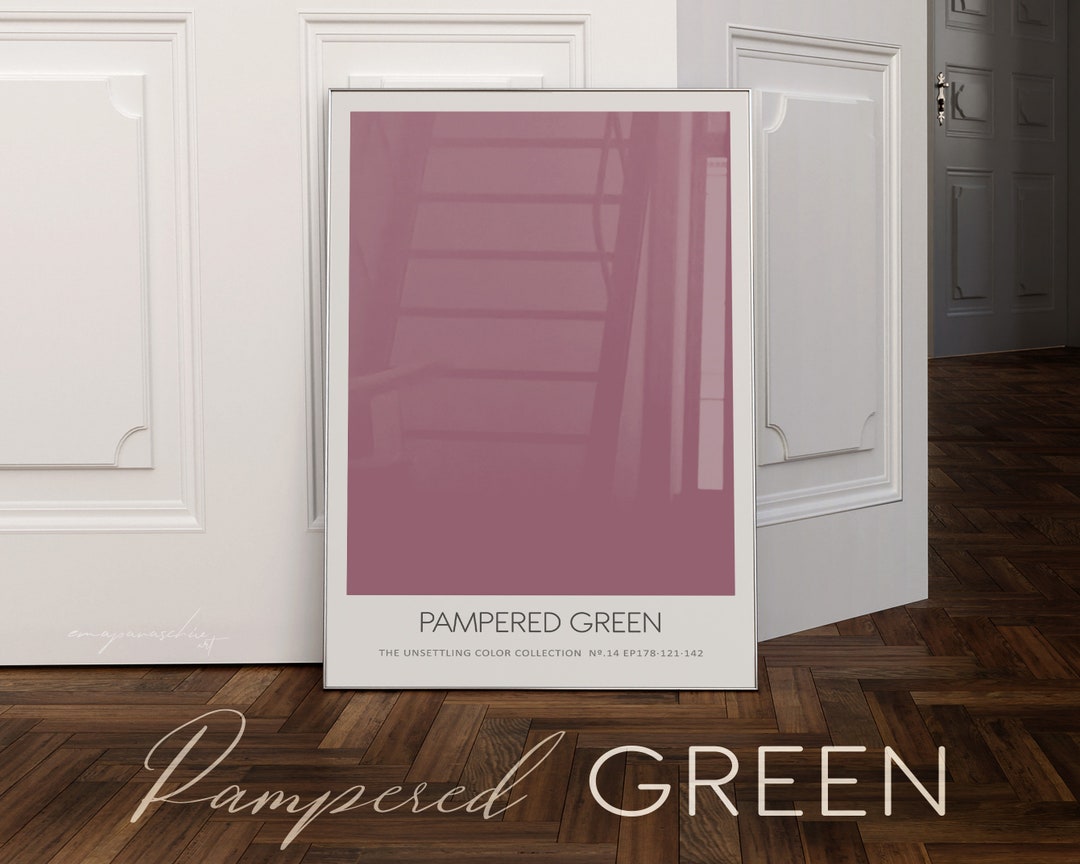 Contemporary Dark Dusty Pink Color Swatch Downloadable Art, Minimal ...