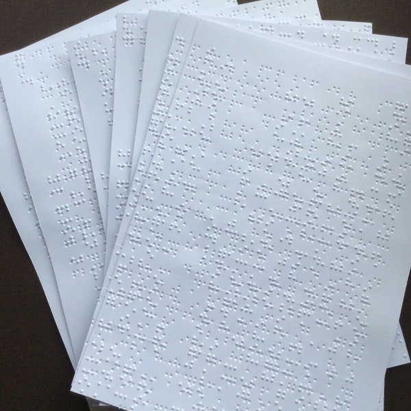 Braille - Etsy