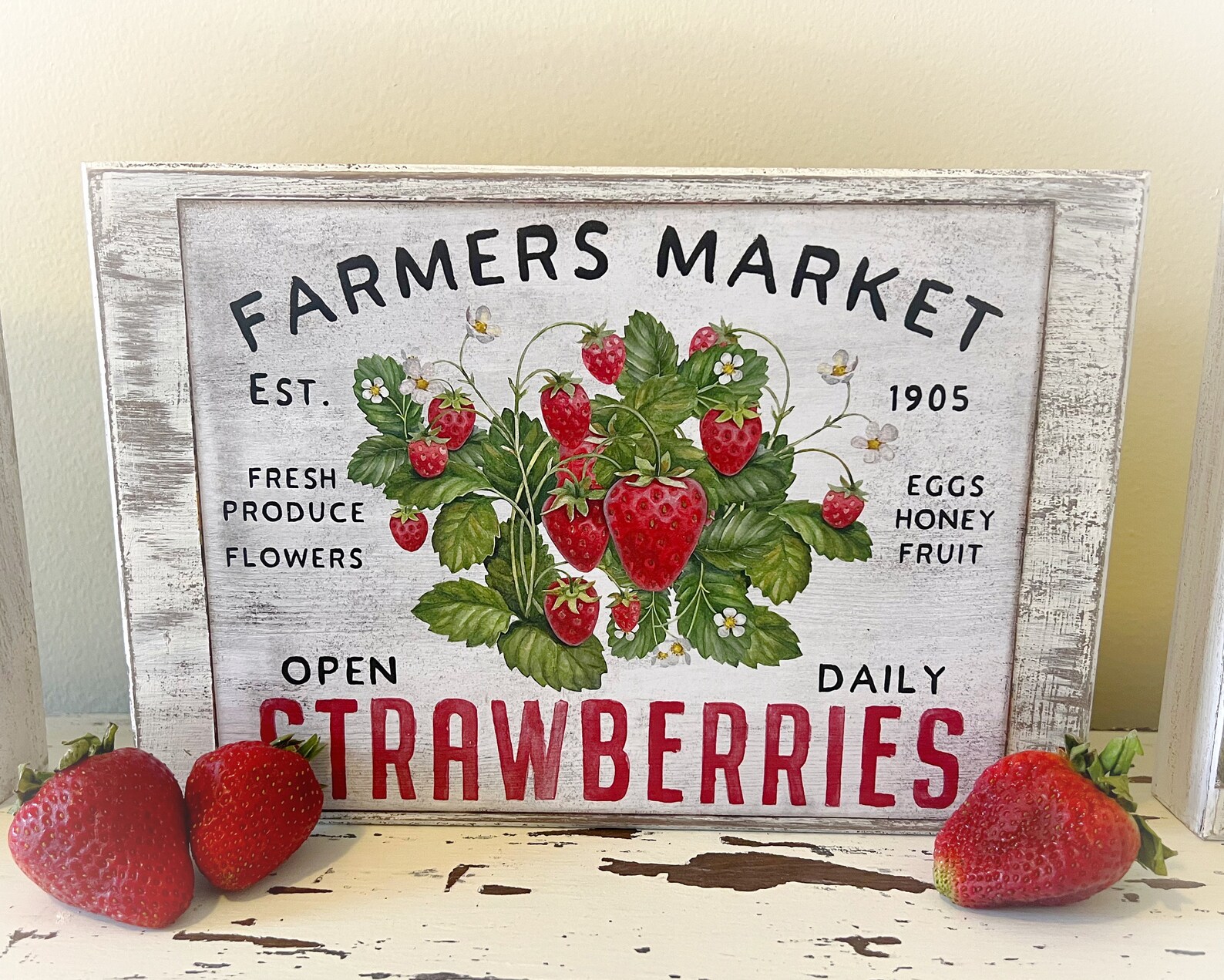 Farmhouse Farmer’s Market Sign - Etsy