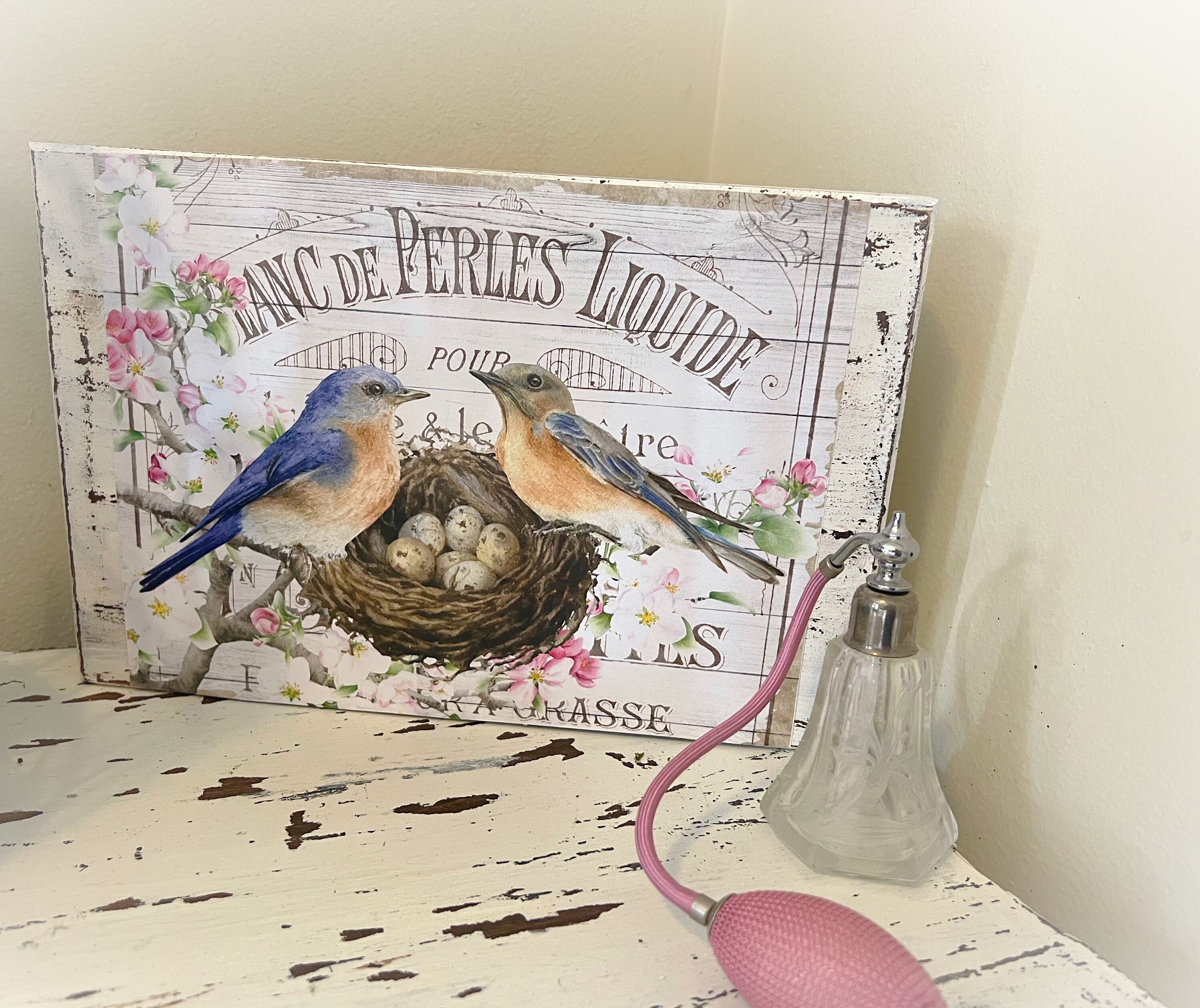 Farmhouse Bluebird Sign - Etsy