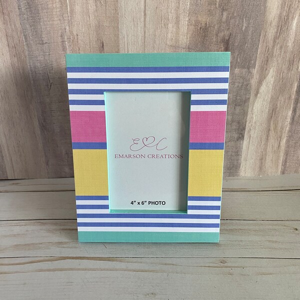 Preppy Picture Frames - Etsy