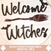 Welcome Witches Door Sign Svg, Welcome Witches Svg, Halloween Door Sign ...