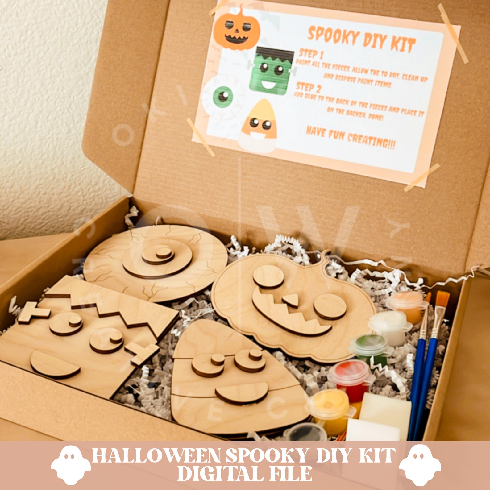 Halloween DIY Svg, Halloween DIY Kit Svg, Halloween Svg, Halloween Kit ...