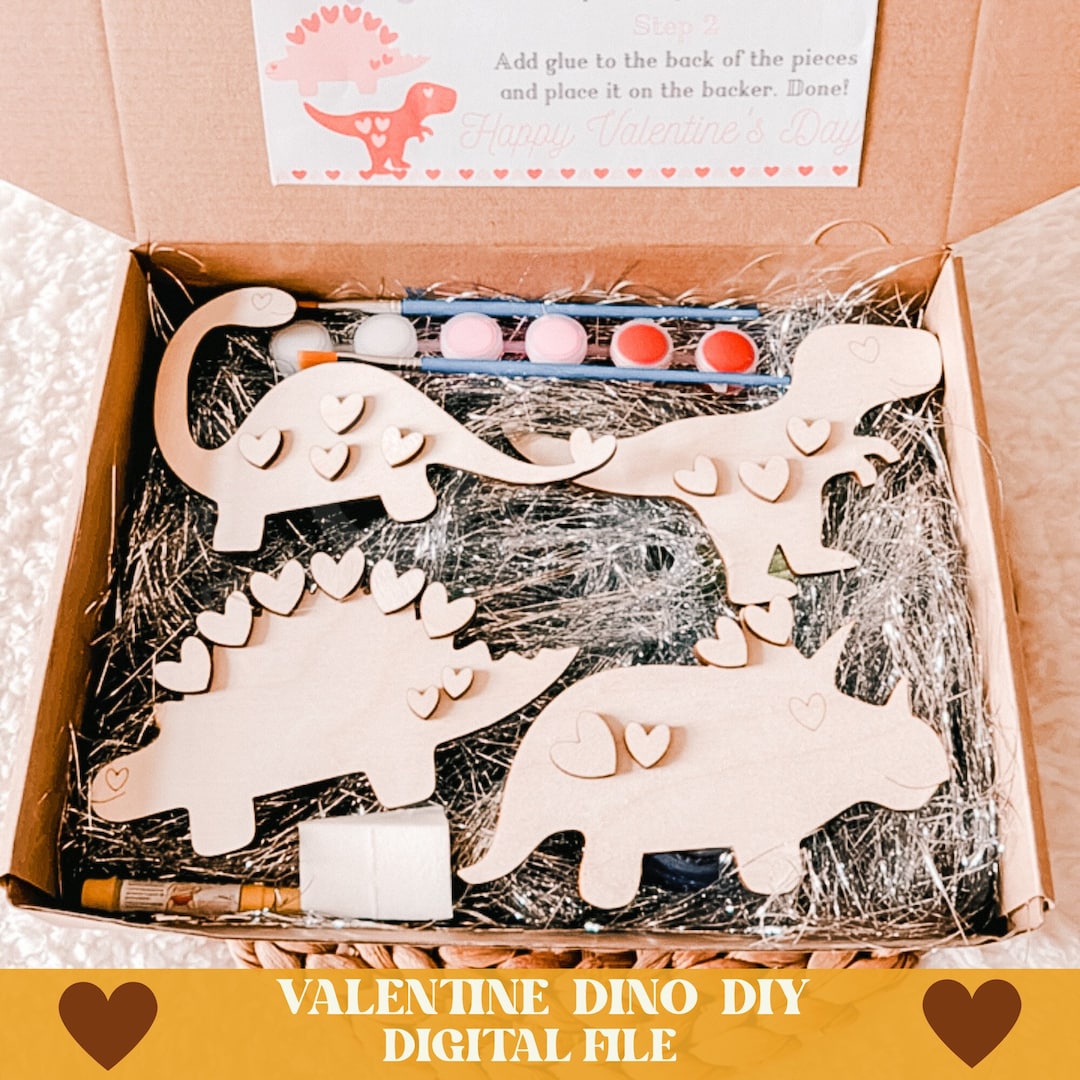 Valentine Dinosaur Diy, Valentine Diy Svg, Valentine Svg, Heart Svg ...
