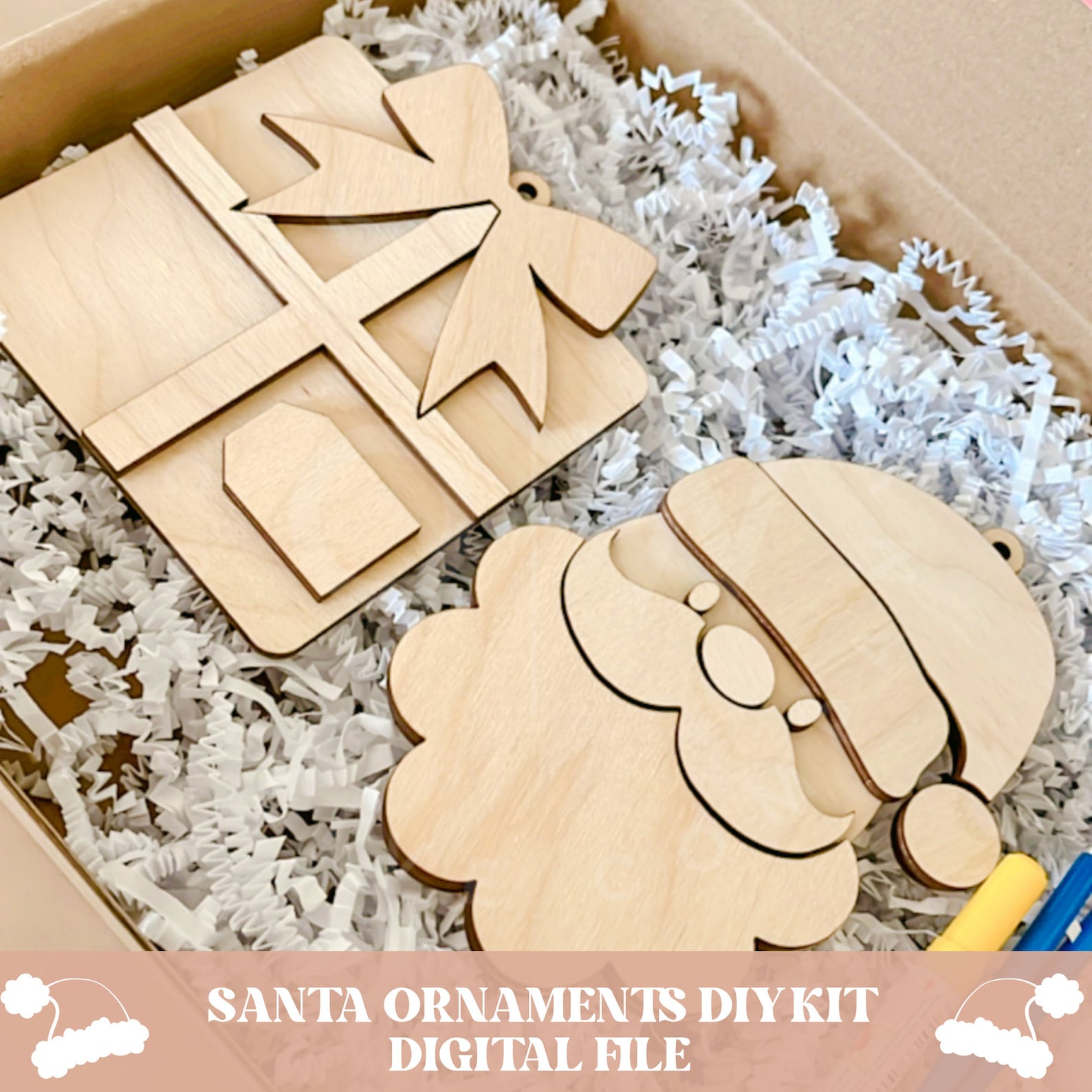 Christmas DIY Kit Svg Christmas Diy Ornament Svg Christmas - Etsy