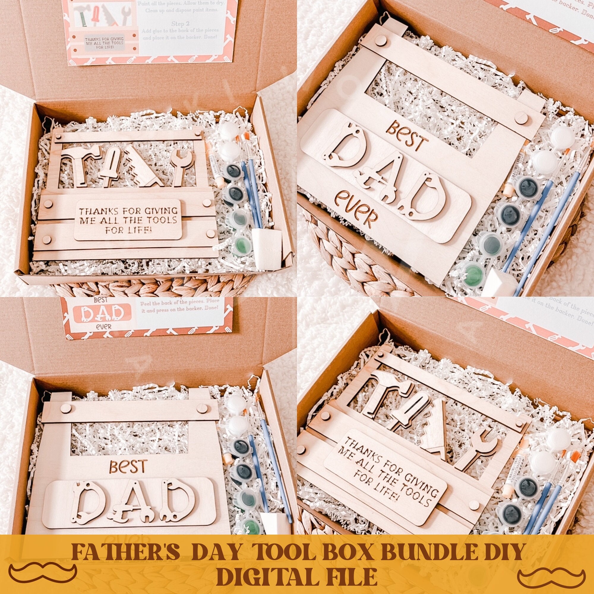 Fathers Day Diy Kit Svg Bundle Diy Svg Fathers Day Tool Box - Etsy ...