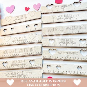 Valentine Ruler Svg, Valentine Gift Svg, Valentine Svg, Valentine ...