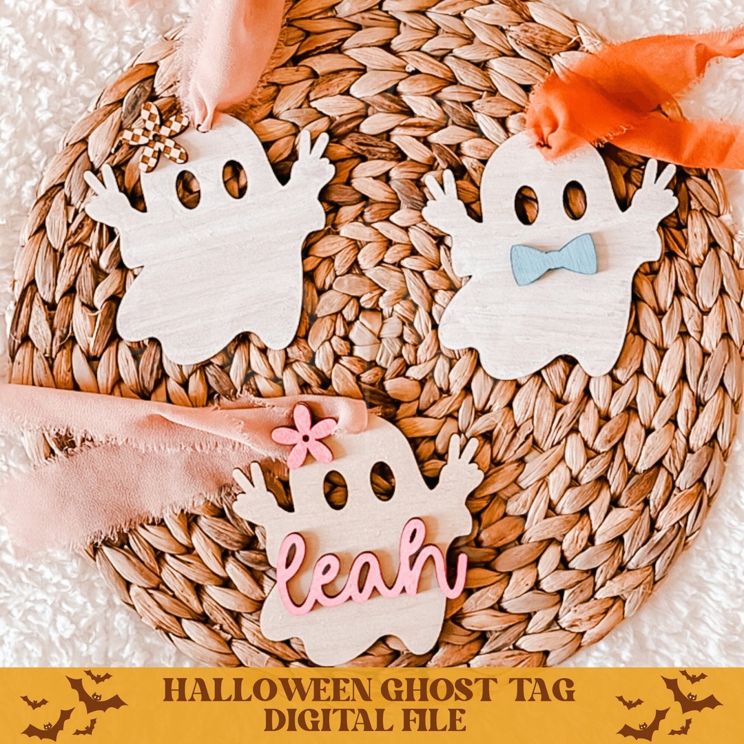 Ghost Tags Svg, Ghost Basket Tags Svg, Ghost Svg, Halloween Svg ...