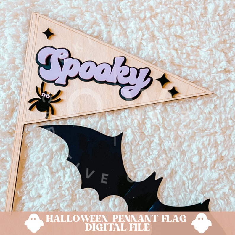 Halloween Pennant Flag Svg Halloween Decor Svg Halloween - Etsy