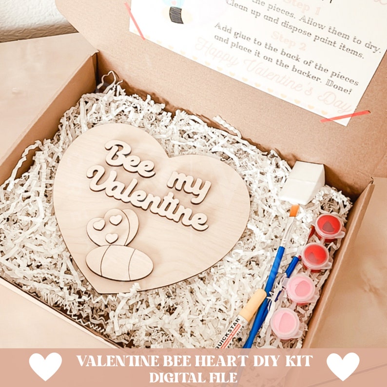 Valentine Diy Kit Svg, Valentine Paint Kit Svg, Valentine Svg, Diy Kit ...