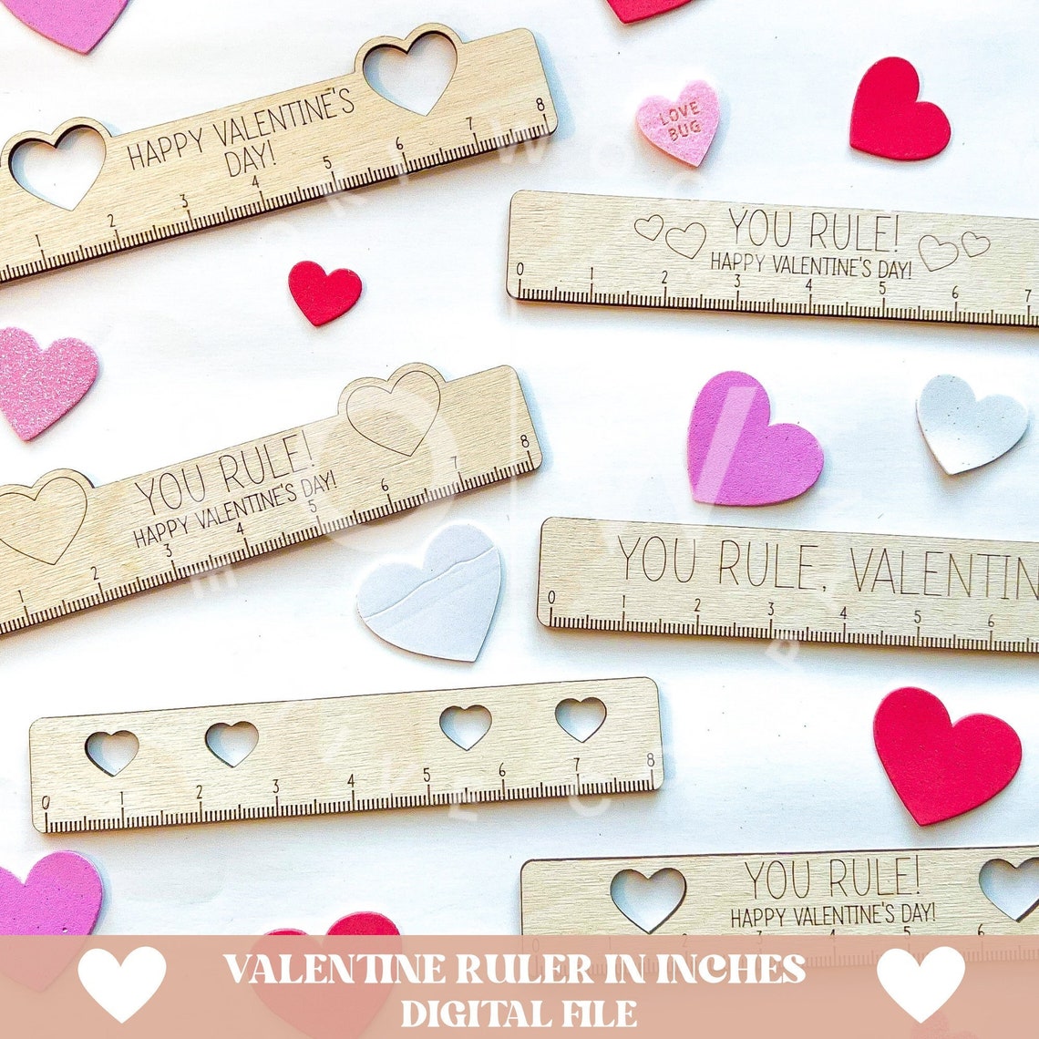 Valentine Ruler Svg Valentine Gift Svg Valentine Svg - Etsy