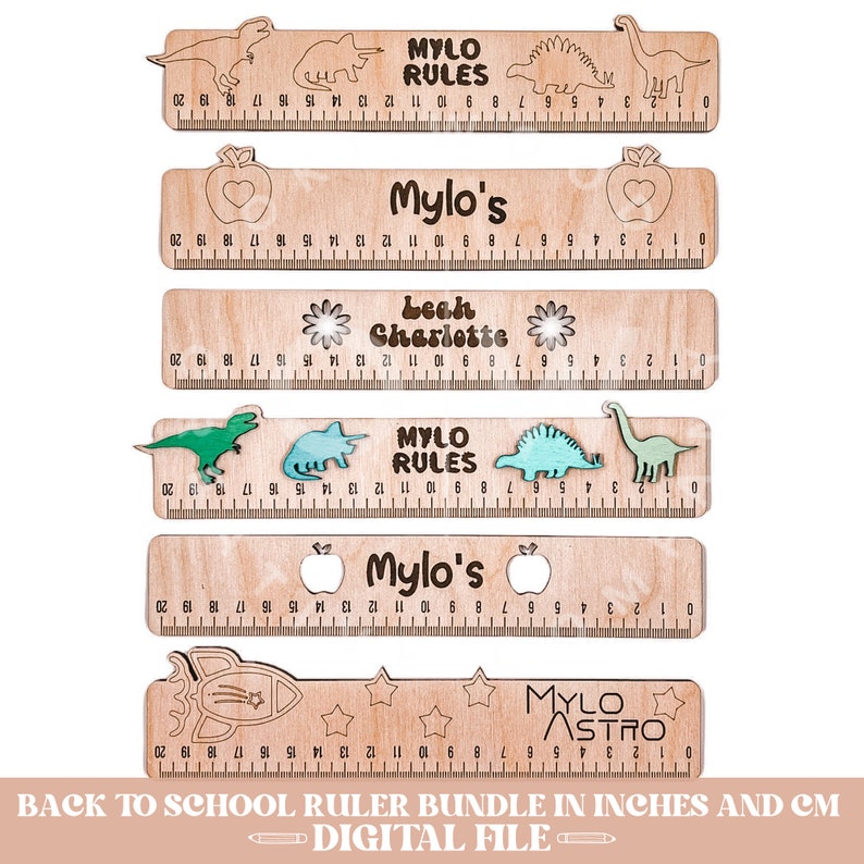 Ruler File Bundle Svg Ruler Svg Teacher Ruler Svg Back to - Etsy