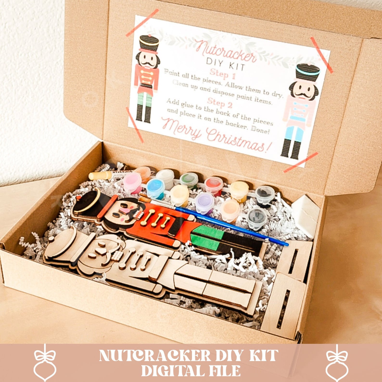 Nutcracker DIY Kit Svg Nutcracker Svg Nutcracker Decor Svg - Etsy